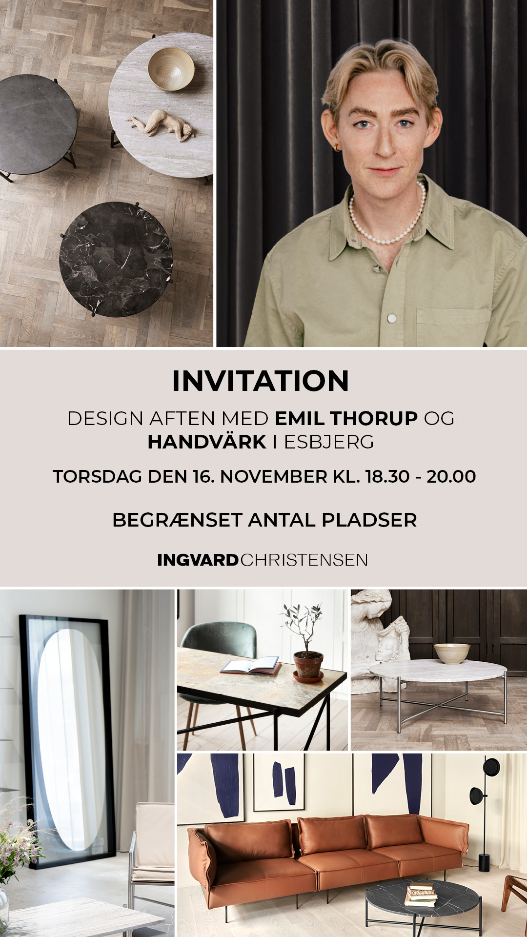 Den 16. November 2023 - MØD EMIL THORUP I ESBJERG